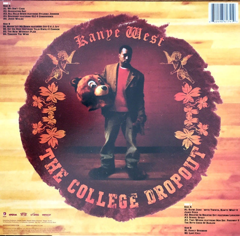 Kanye West - the College Dropout Vinyl LP Record - Etsy
