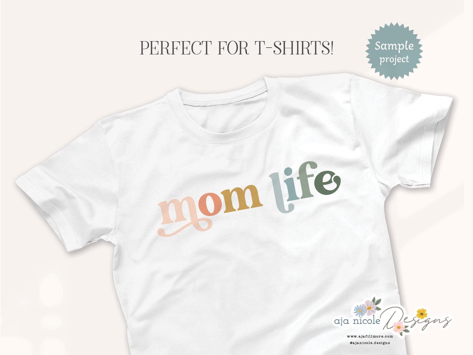 Retro Mom Life SVG: Boho Motherhood Design (digital Download) - Etsy