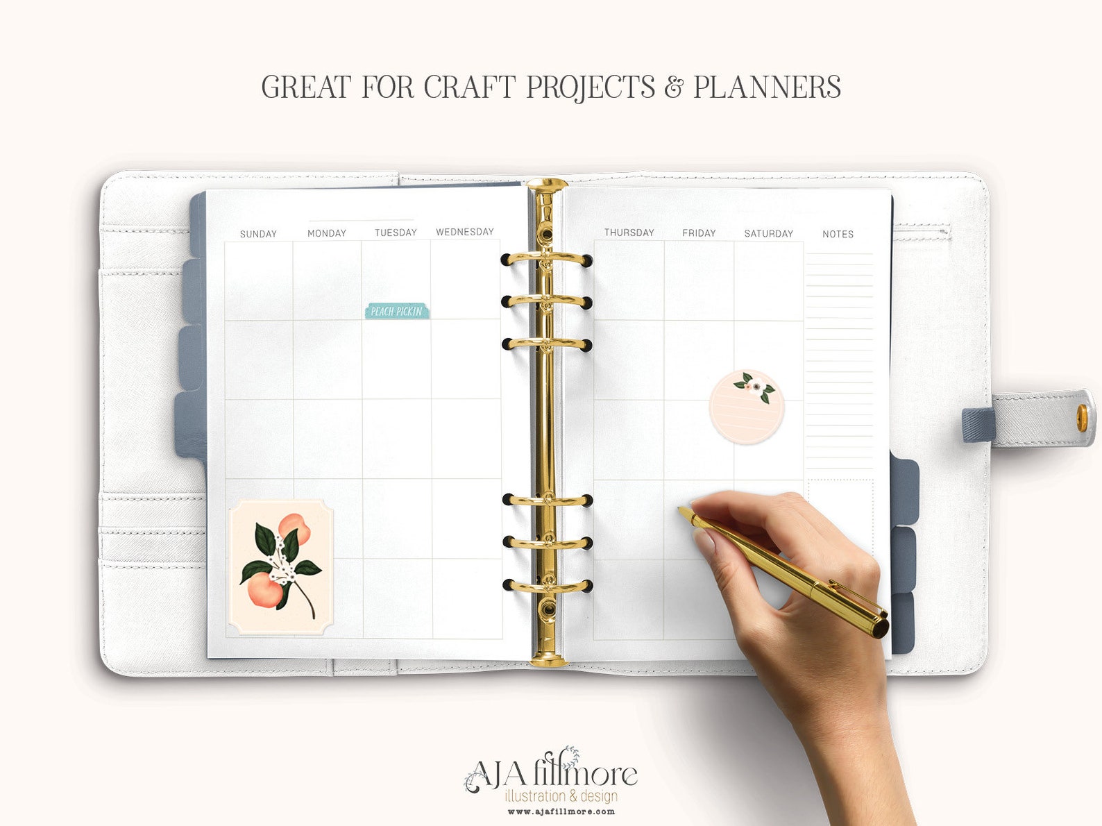 Peach Stickers, Printable Stickers, Peach Clipart, Digital Stickers ...