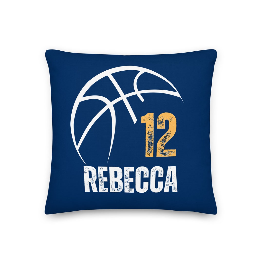 Personalized Basketball Pillow Basketball Gift for Basketball Player ...