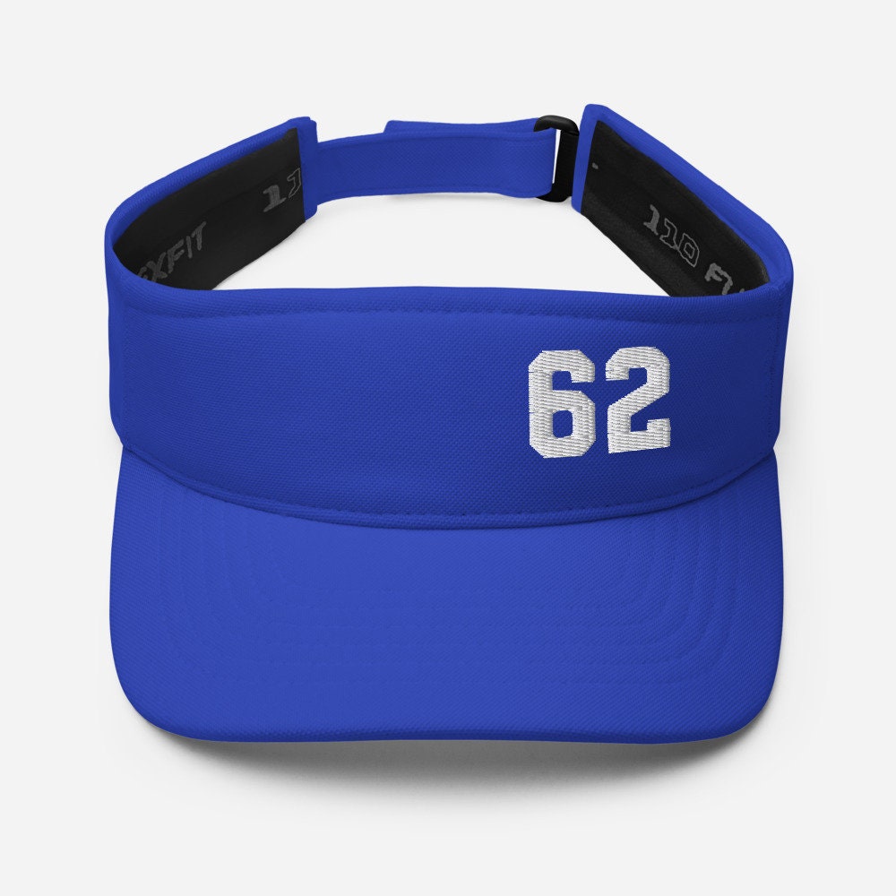 Personalized Visor, Sports Visor, Pesrsonalized With Jersey Number ...