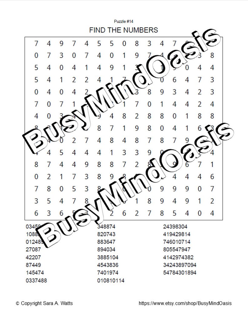 300 Printable Puzzles BUNDLE: Puzzles for Adults PDF Downloads - Etsy