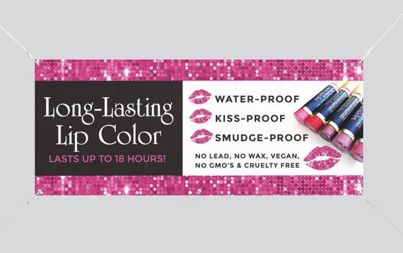 LipSense Banner Design Vendor Banner SeneGence banner Lip | Etsy