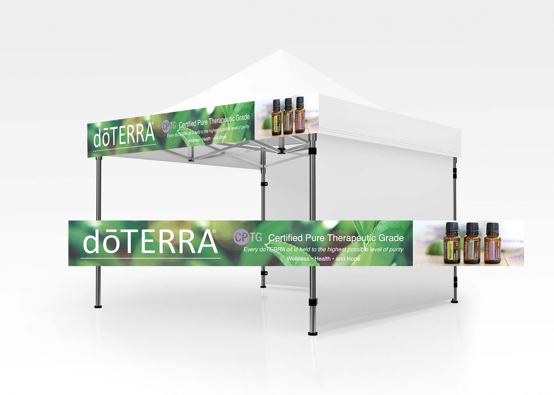 Printed and Shipped Doterra Tent Banner, Vendor Banner, Doterra Banner ...