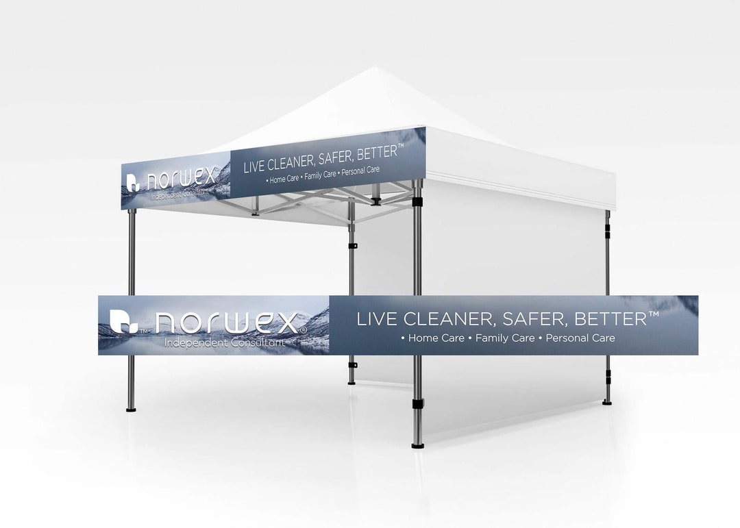 Printed and Shipped Norwex Tent Banner, Vendor Banner, Norwex Banner ...