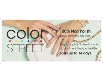 Color Street Banner | Etsy