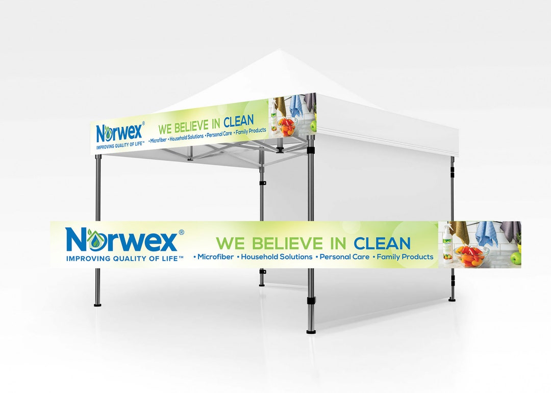 Printed and Shipped Norwex Tent Banner, Vendor Banner, Norwex Banner ...