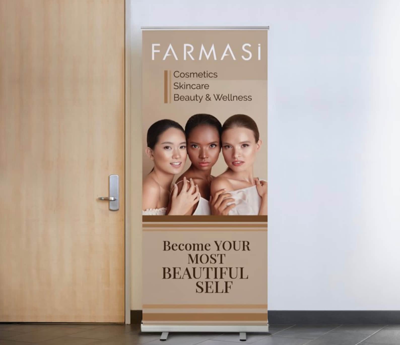 Printed and Shipped Farmasi Banner Retractable Vendor Banner - Etsy
