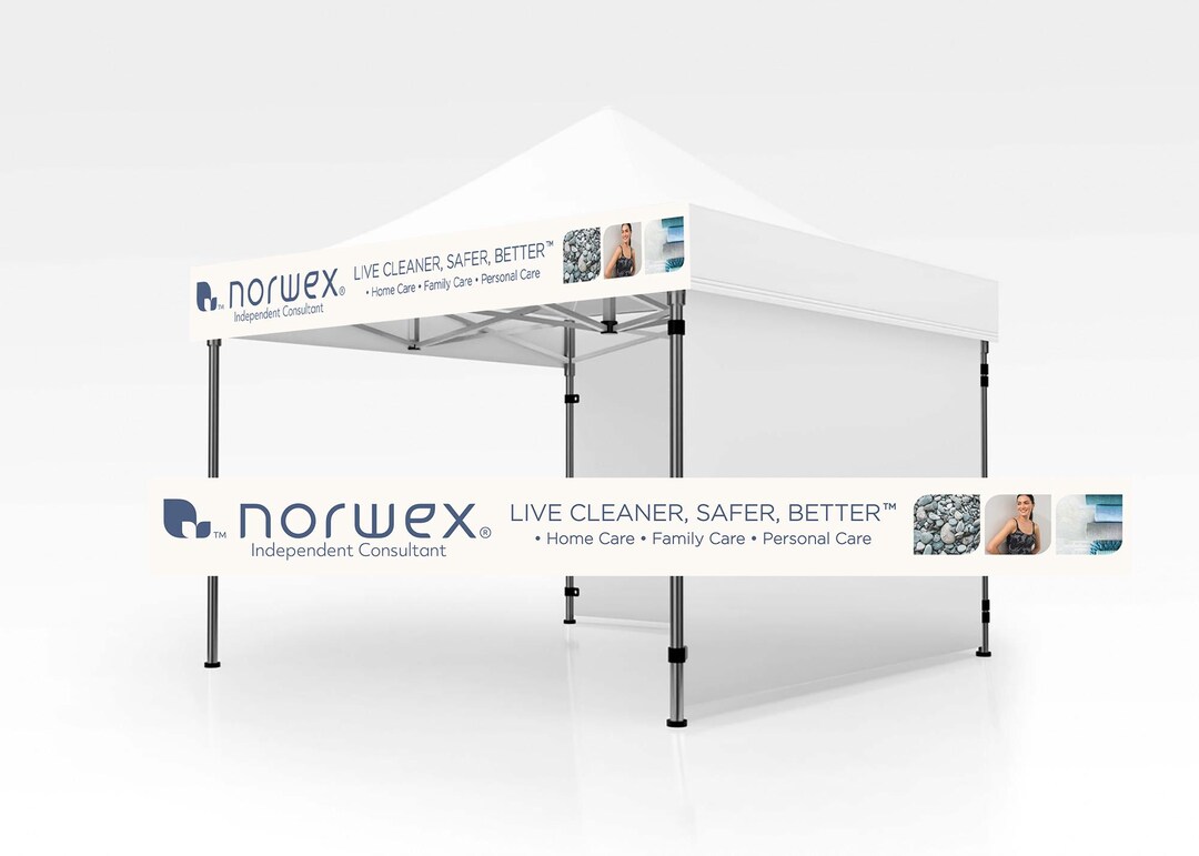 Printed and Shipped Norwex Tent Banner, Vendor Banner, Norwex Banner ...