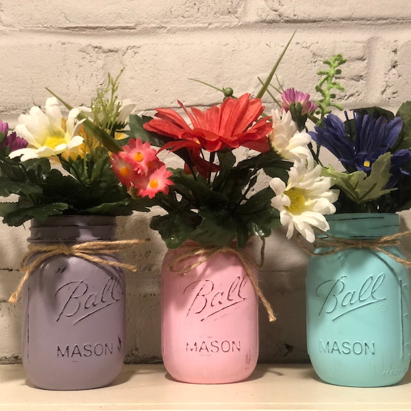 Easter Mason Jars - Etsy