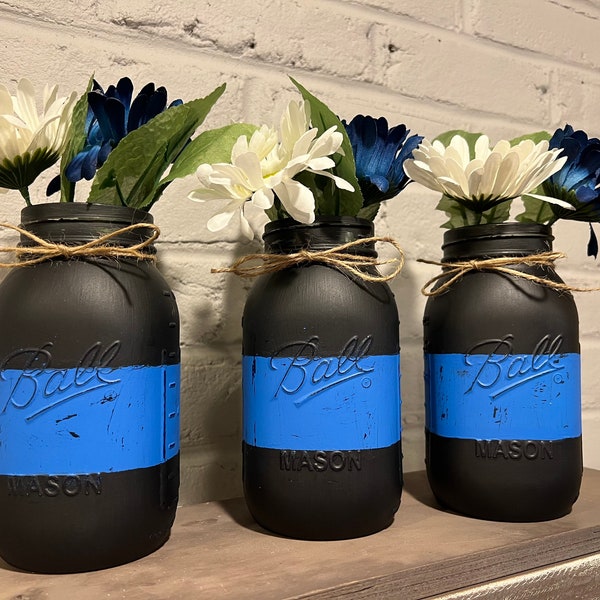 Thin Blue Line Decor - Etsy