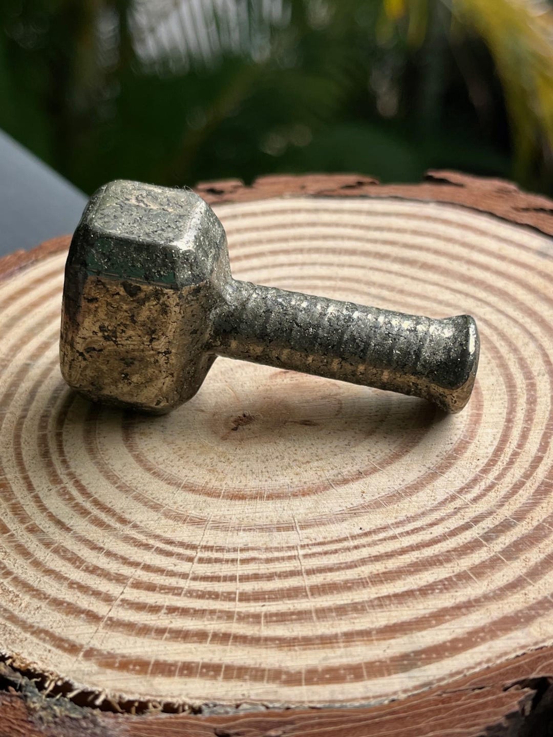 Thor's Hammer, Pyrite Crystal Thor's Hammer, Viking Hammer, Viking Gift ...