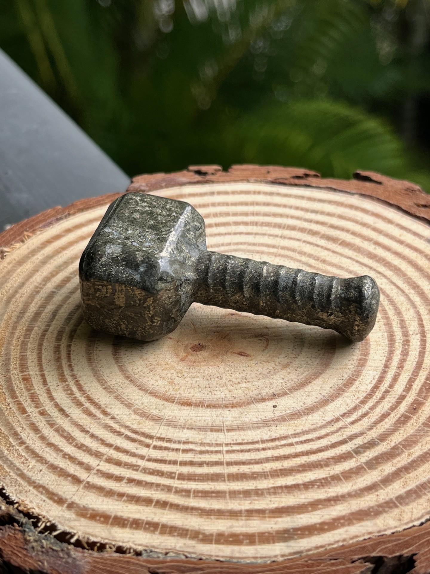 Mjolnir Thor's Hammer, Pyrite Crystal Thor's Hammer, Viking Hammer ...