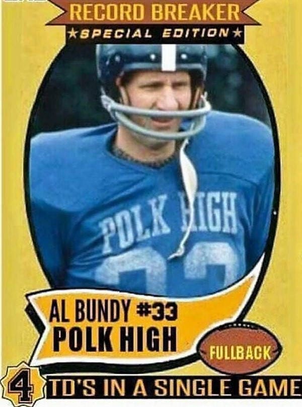ED O'NEILL as Al Bundy From Married With Children 4 Touchdowns in One ...