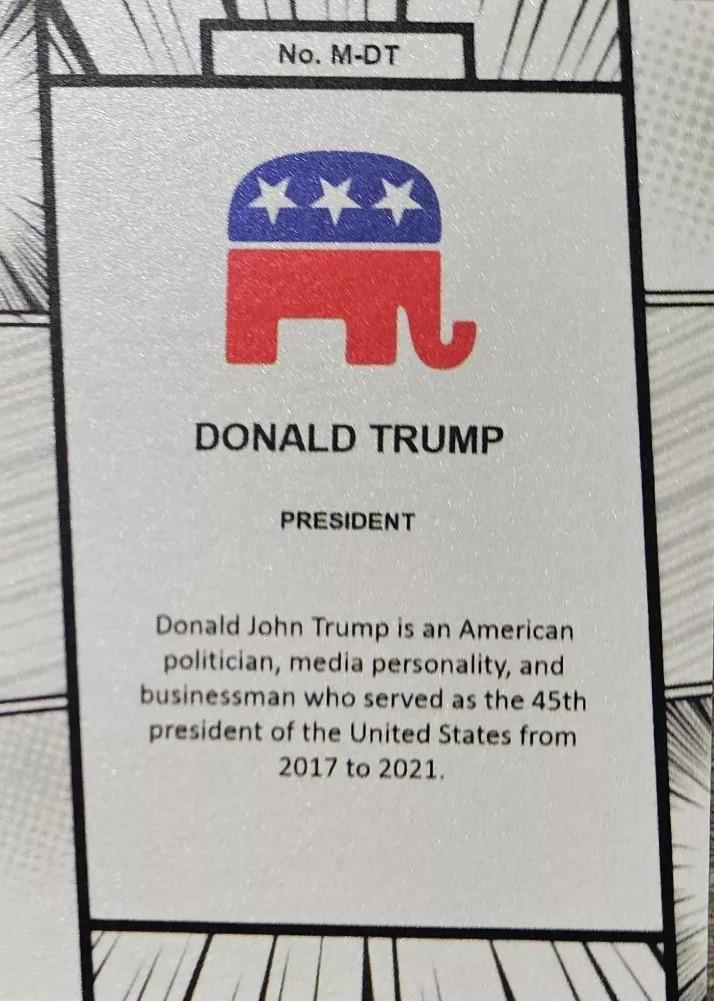 DONALD TRUMP MANGA Style Custom Made Art Card - Etsy