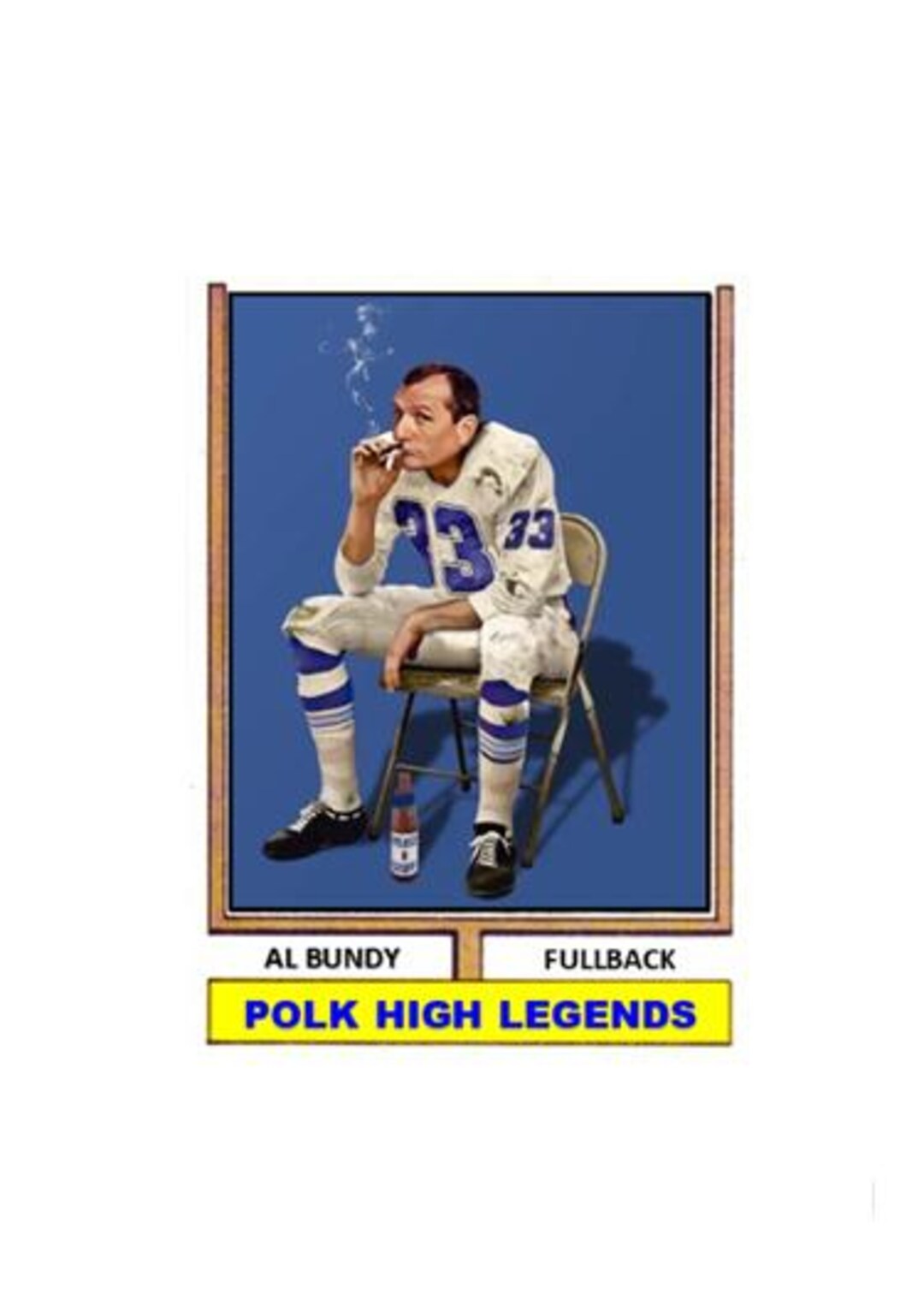 AL BUNDY Ed O'neill From Married With Children 70 Style Custom Made ART ...