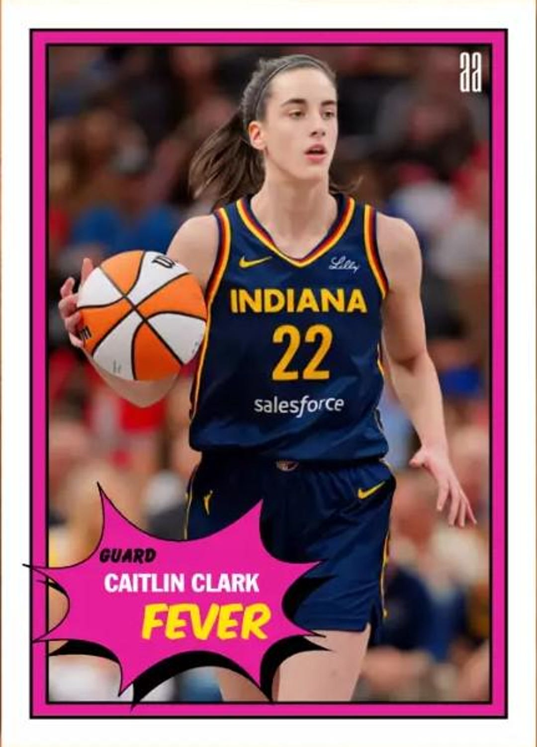 CAITLIN CLARK 1981 Style Custom Made Art Card (50% off 10 or More) Free ...