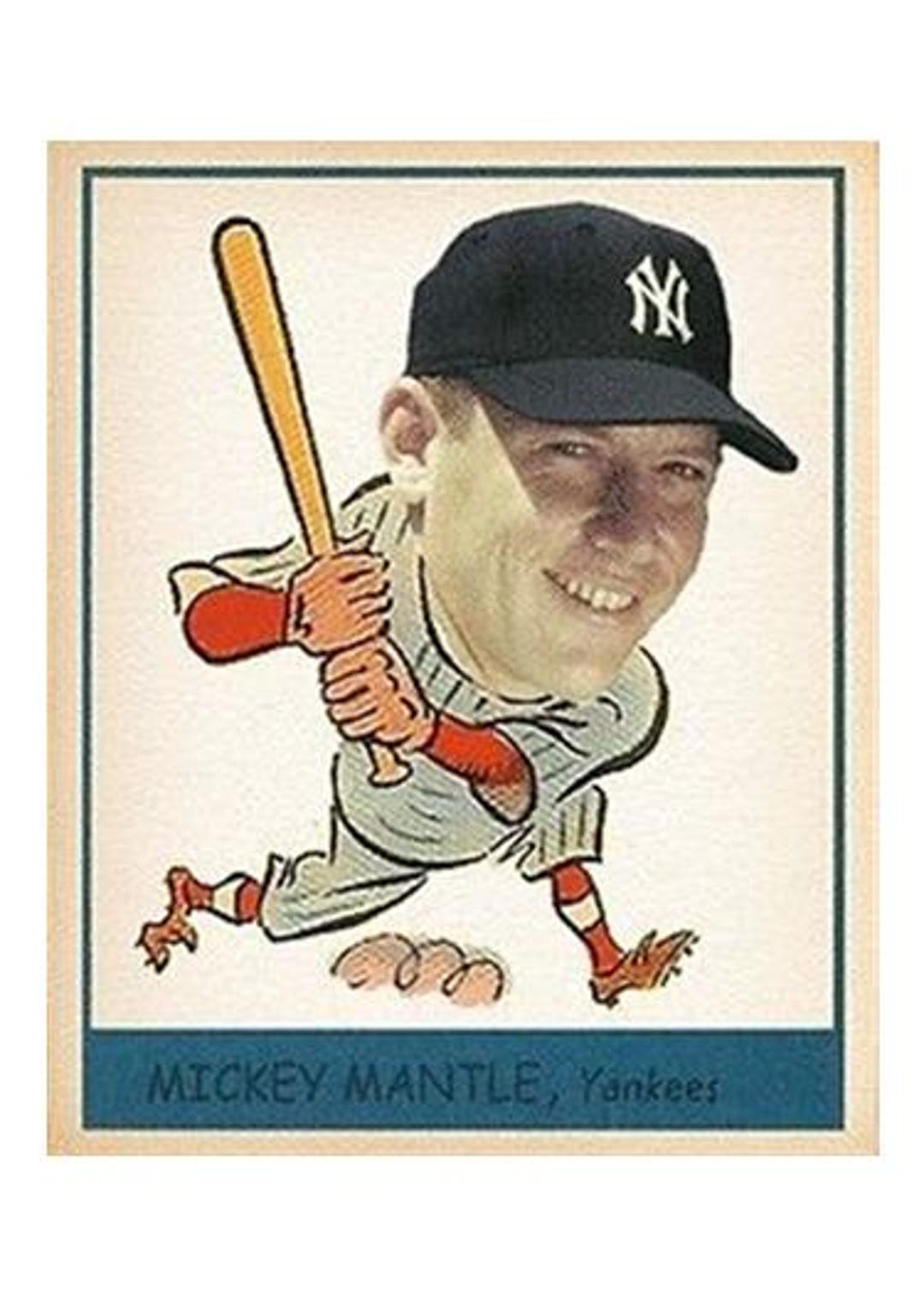 MICKEY MANTLE Heads up Style Custom Made Art Card ### 30% off When You ...