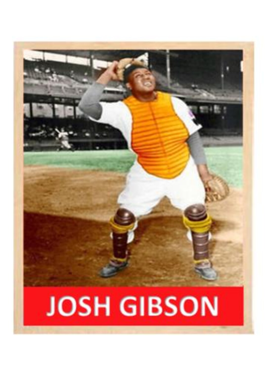 Josh Gibson 49 Style Custom Made Art Card B### 30% off When Plus Free ...