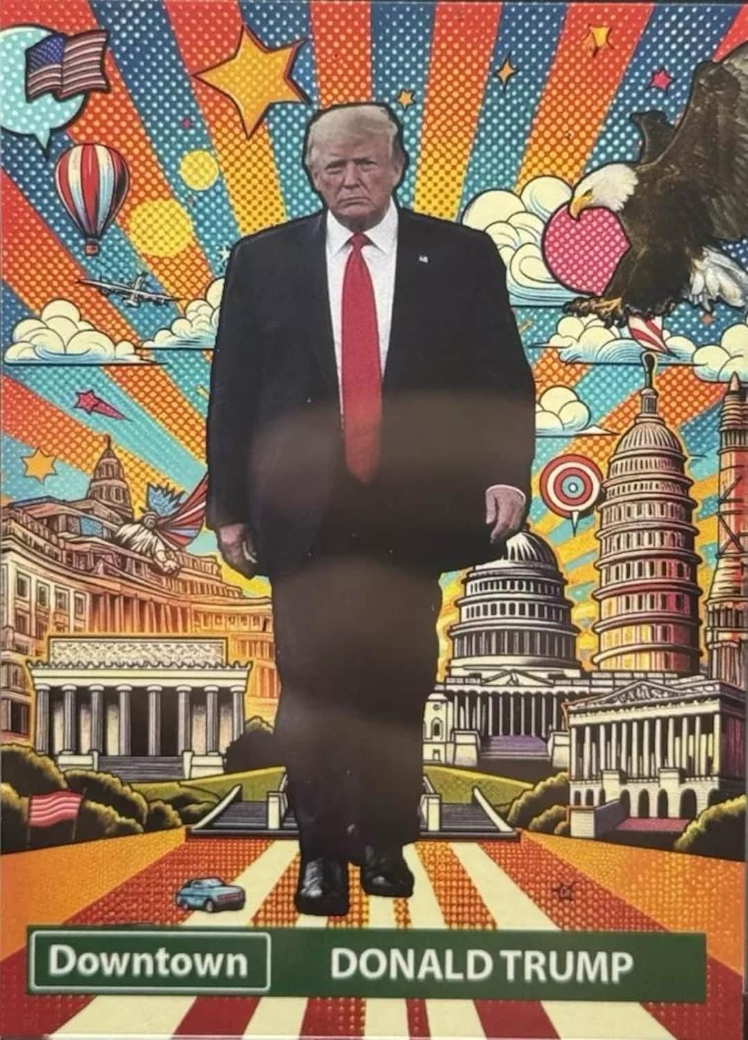 DONALD TRUMP Custom Made Art Card - Etsy