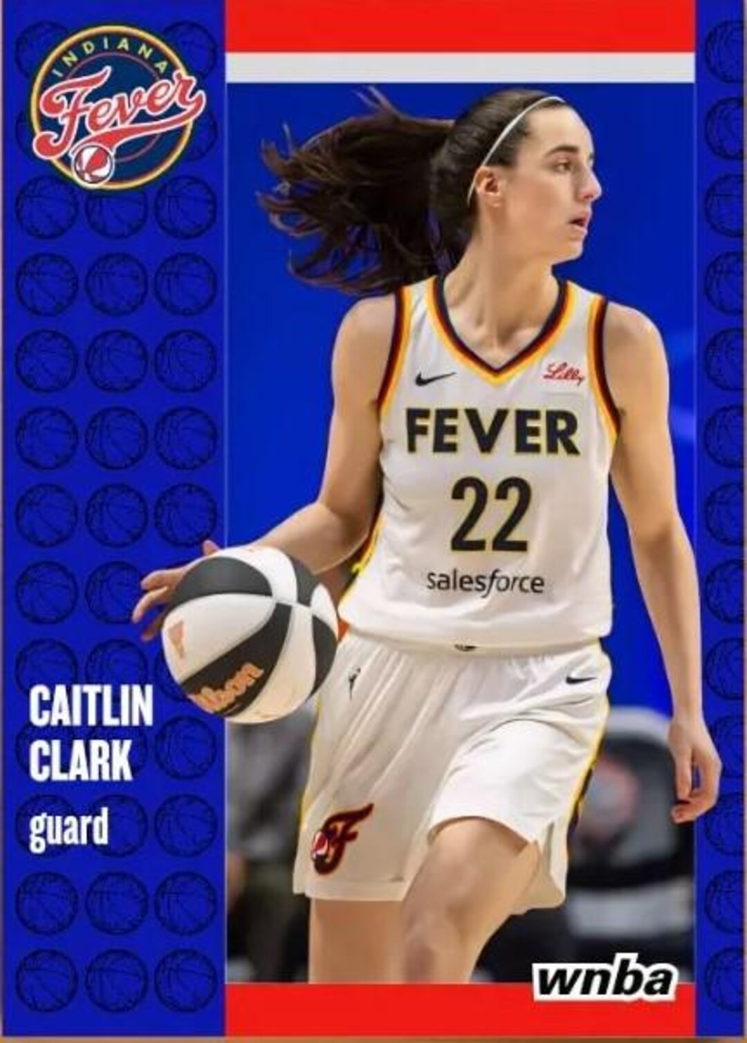 CAITLIN CLARK 1991 Style Custom Made Art Card (50% off 10 or More) Free ...