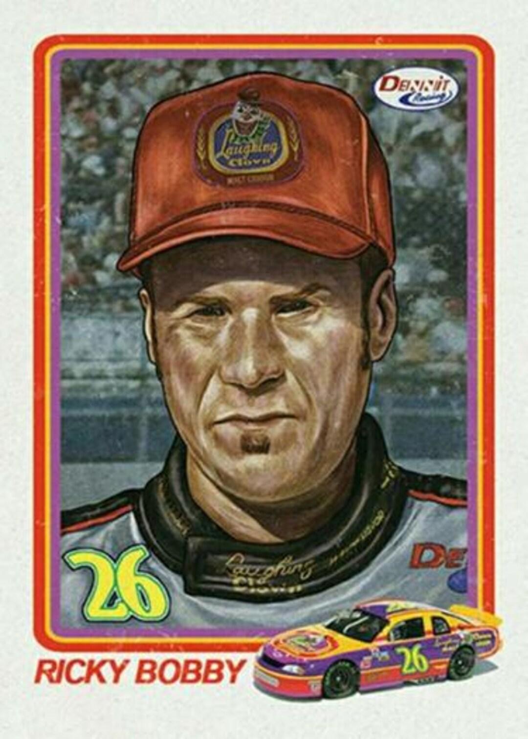 RICKY BOBBY AKA Will Ferrell From Talladega Nights Style Custom Made ...