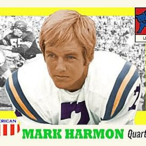 MARK HARMON Ncis College Football UCLA 1955 Style Custom Made Art Card ...