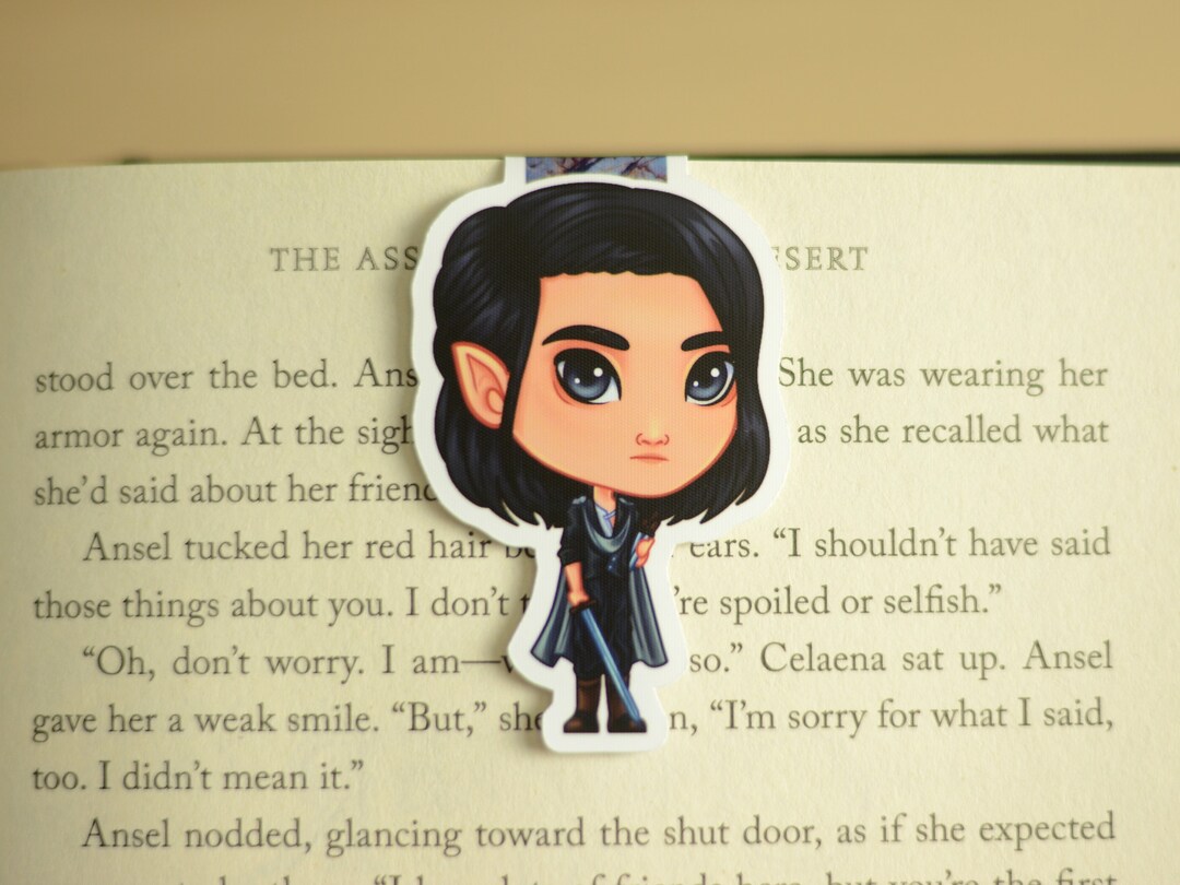 Lorcan Salvaterre Throne of Glass Series Magnetic Bookmark - Etsy