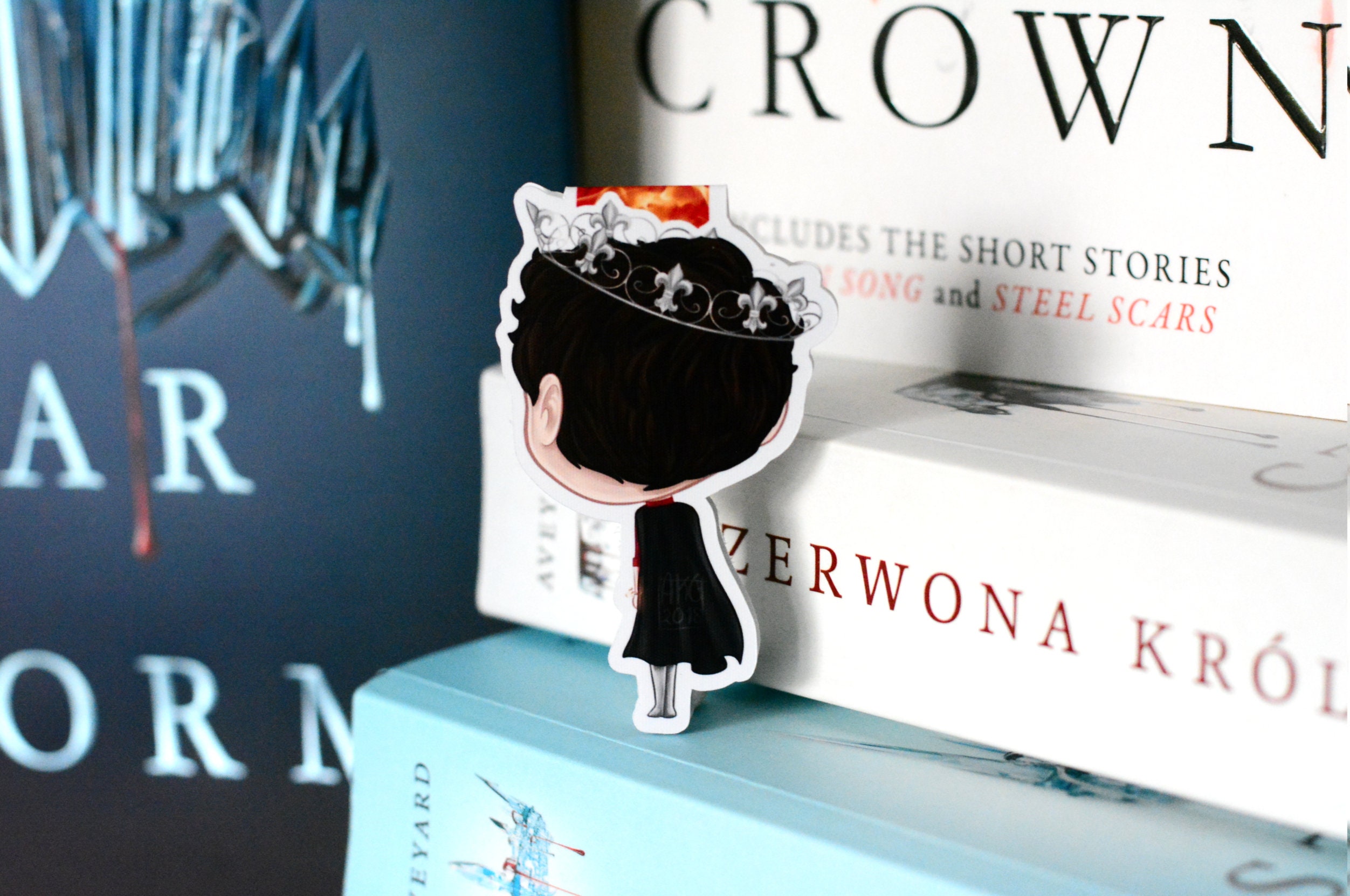 Cal Calore King Tiberias Red Queen series magnetic | Etsy