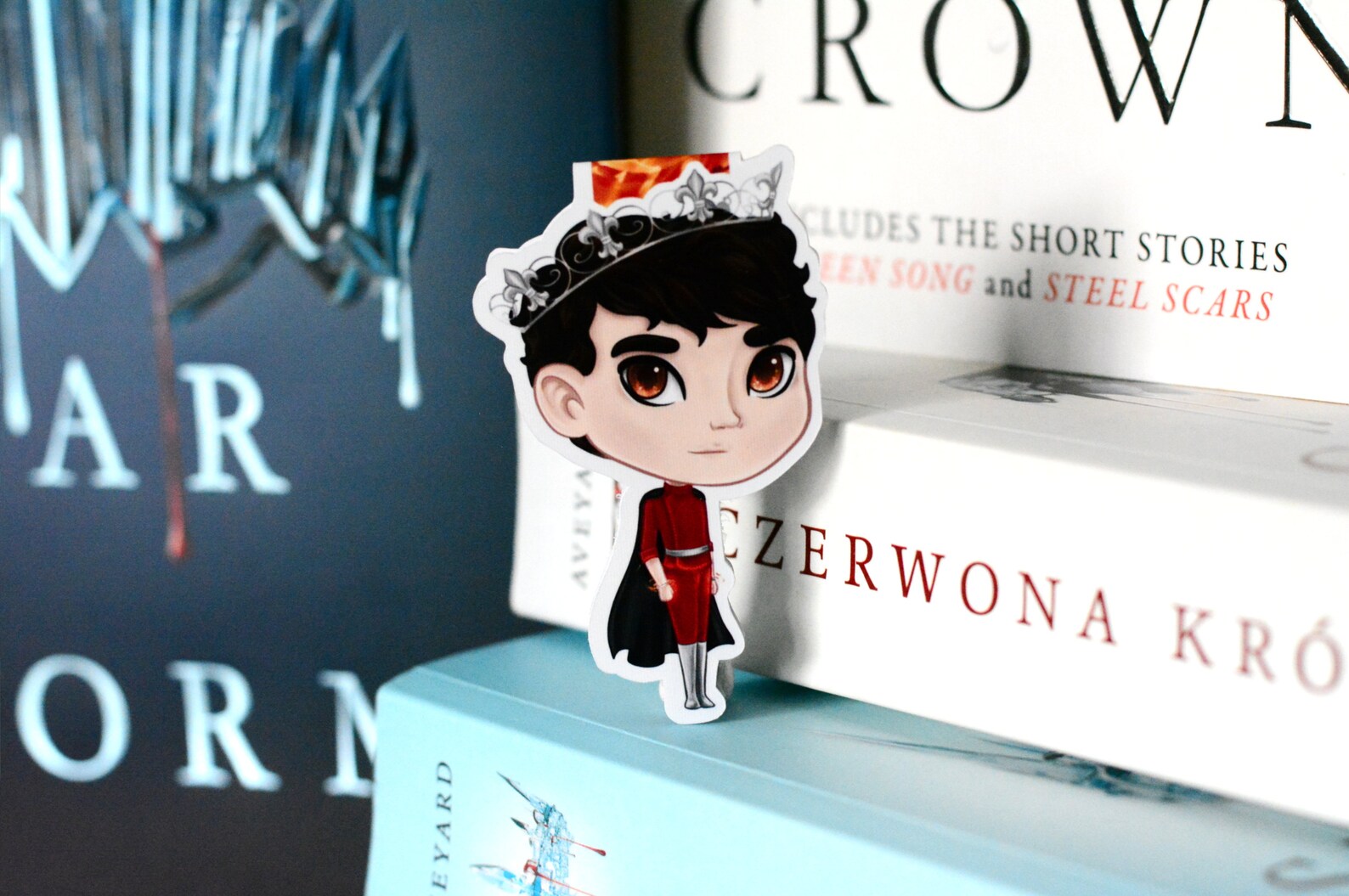 Cal Calore King Tiberias Red Queen series magnetic | Etsy