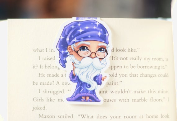 Merlin School for Good and Evil Magnetic Bookmark - Etsy