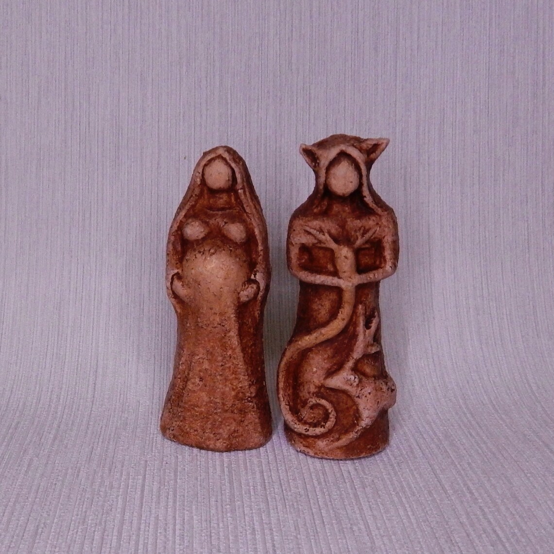 God Statue Goddess Statue Wicca Travel Set Mini Statue/ Set - Etsy