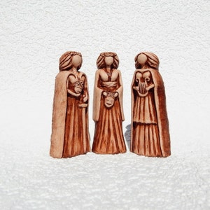 Muses Statues Calliope, Clio, Erato, Euterpe, Melpomene, Polyhymnia ...