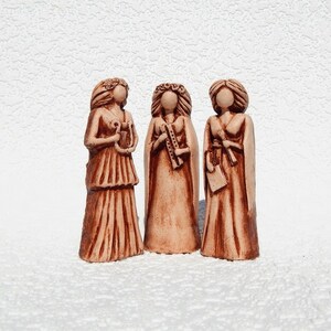 Muses Statues Calliope, Clio, Erato, Euterpe, Melpomene, Polyhymnia ...