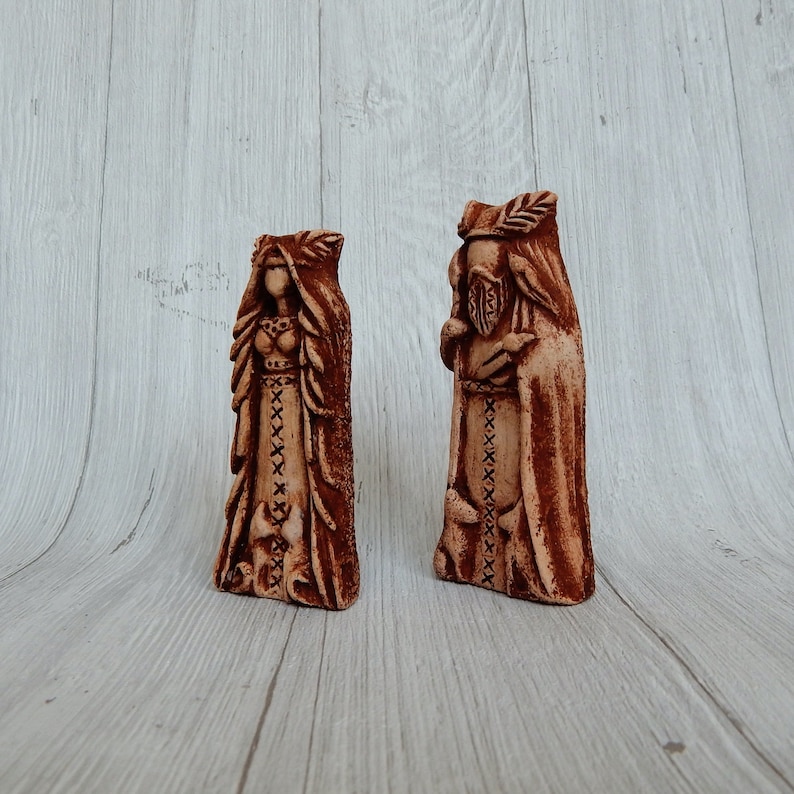 Freya and Odin Statue / Odin and Freya Figurines Are Made of - Etsy