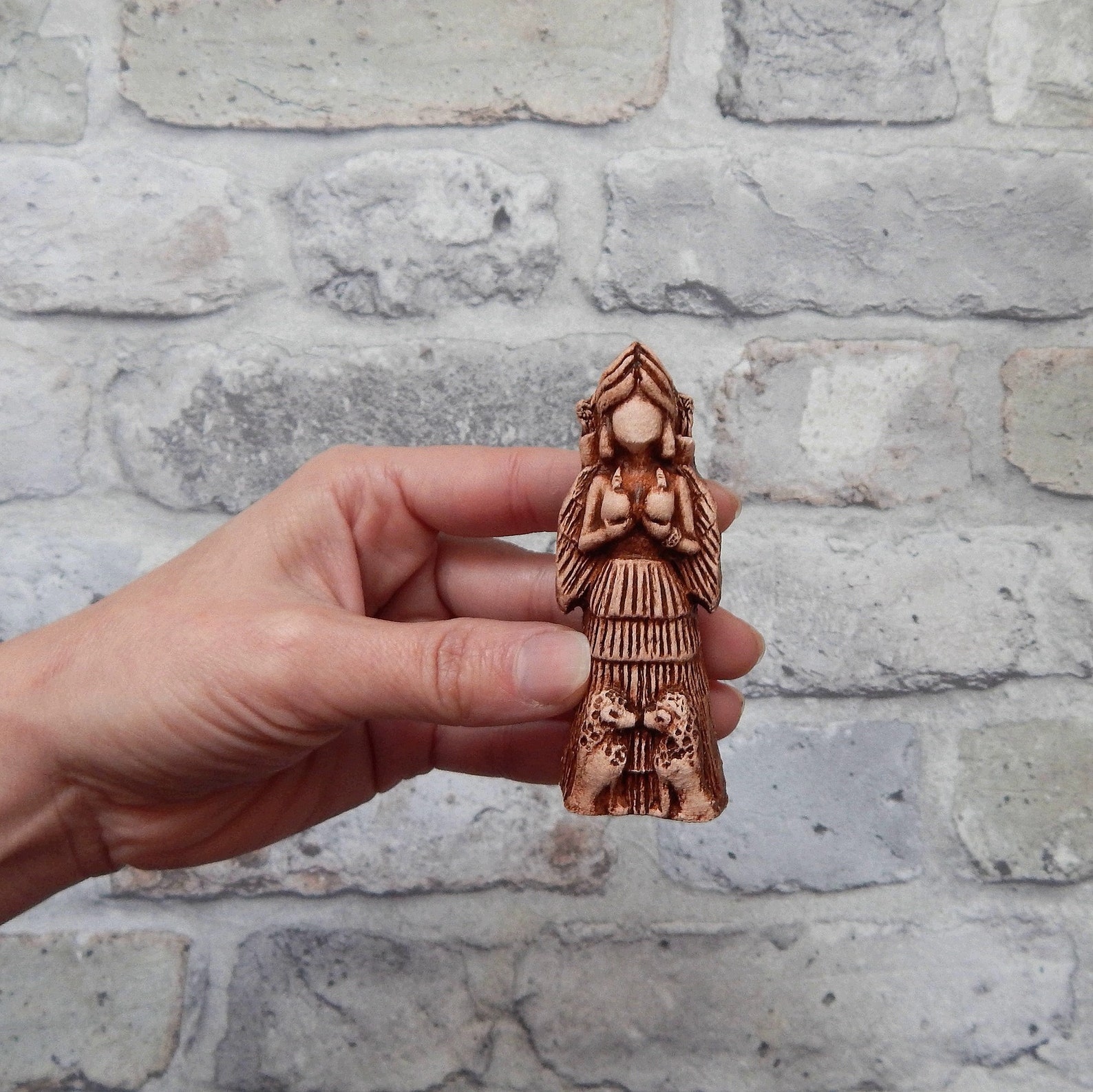 Inanna Statue Ishtar Goddess Statuette for Travel Altar/ - Etsy