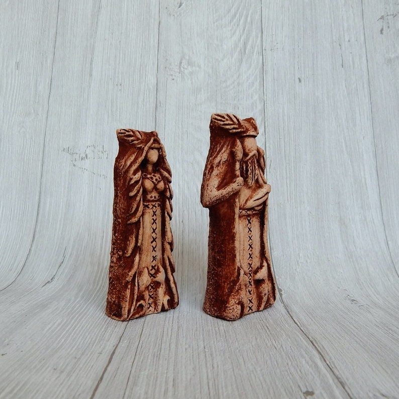 Freya and Odin Statue / Odin and Freya Figurines Are Made of - Etsy