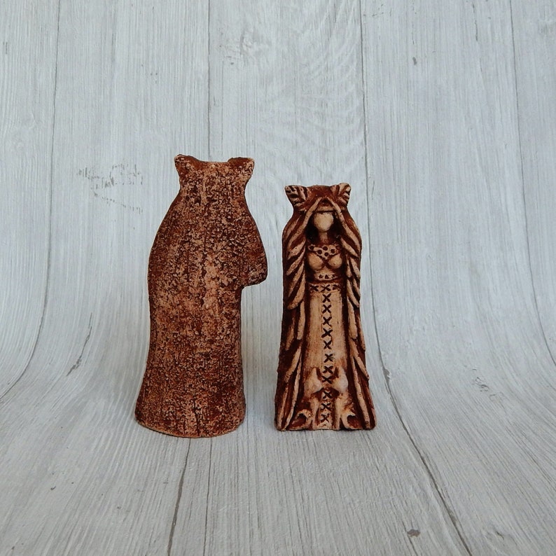 Freya and Odin Statue / Odin and Freya Figurines Are Made of - Etsy