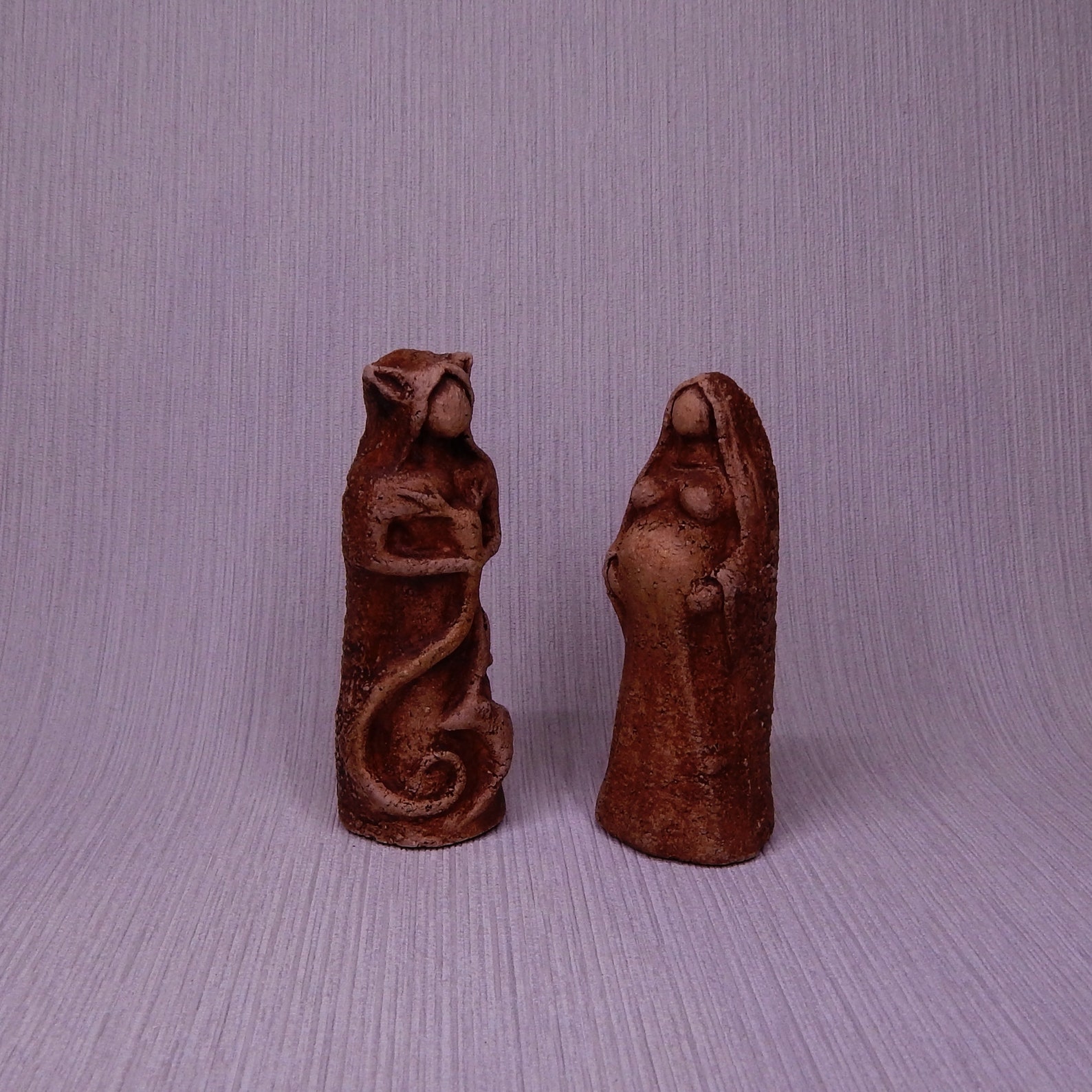 God Statue Goddess Statue Wicca Travel Set Mini Statue/ Set - Etsy
