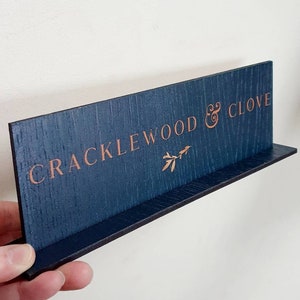 Logo Photo Prop, Branded Social Media Photo Props, Sign, Wooden Logo ...