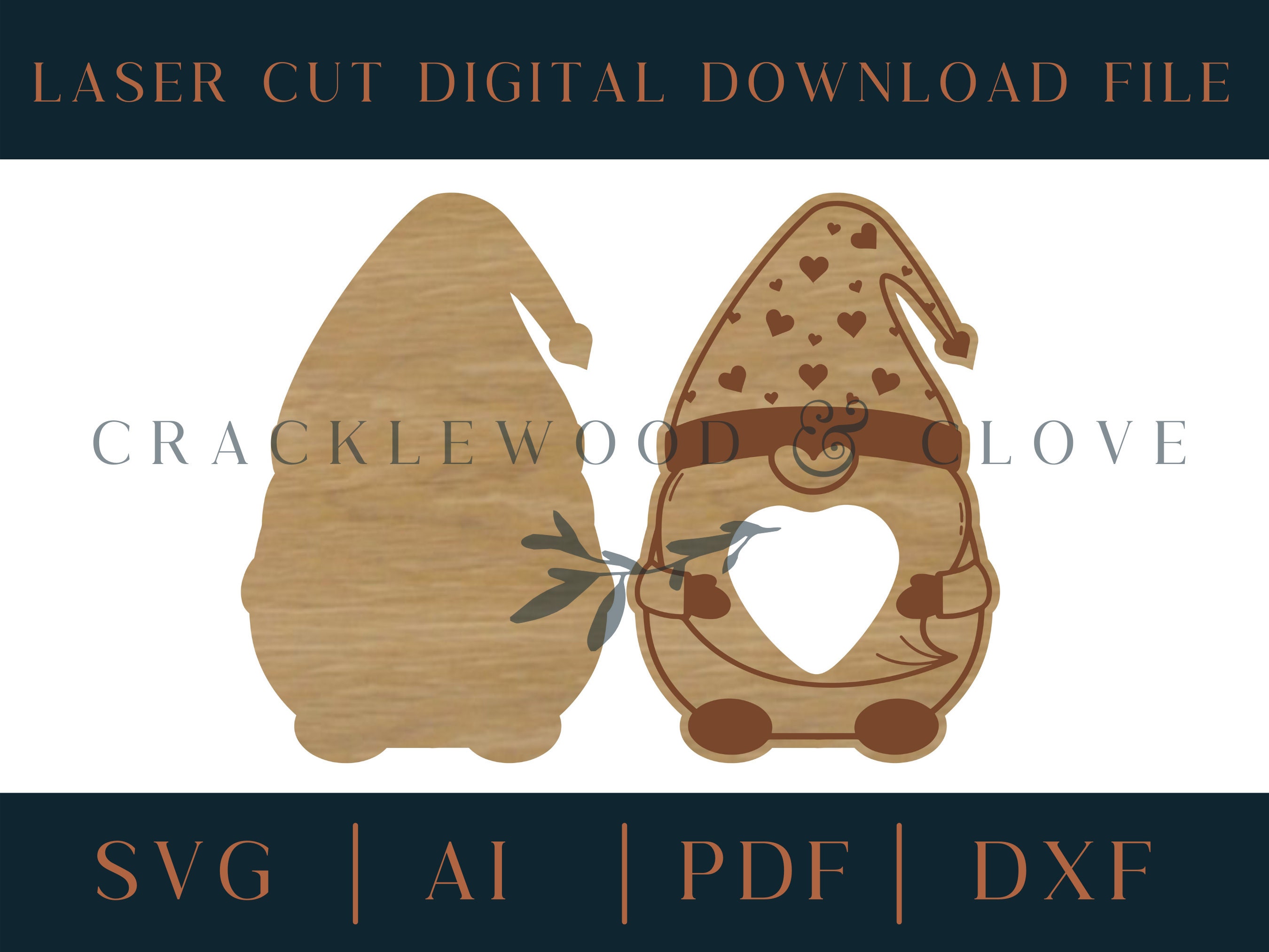 Art & Collectibles instant download AI PDF Valentines Gonk Gnome Laser ...