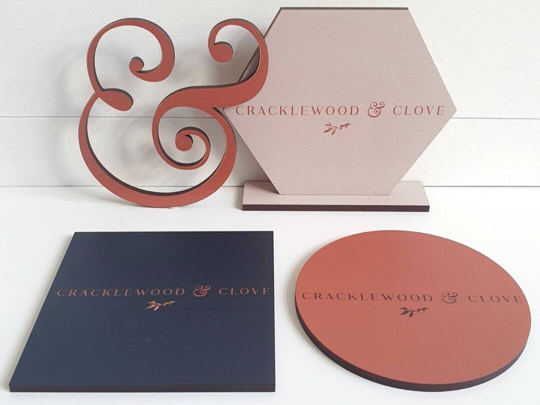 Logo Photo Prop, Branded Social Media Photo Props, Sign, Wooden Logo ...