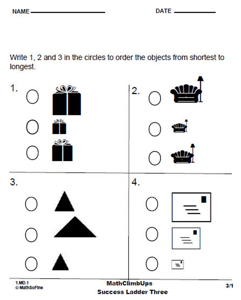 Mathclimbups First Grade Math Curriculum Review and Assessment - Etsy