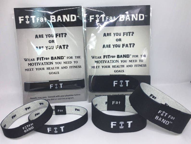 Fitfat BAND a Fitness Motivation Wristband. Provides Motivation to Meet ...