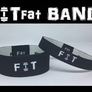 Fitfat BAND a Fitness Motivation Wristband. Provides | Etsy