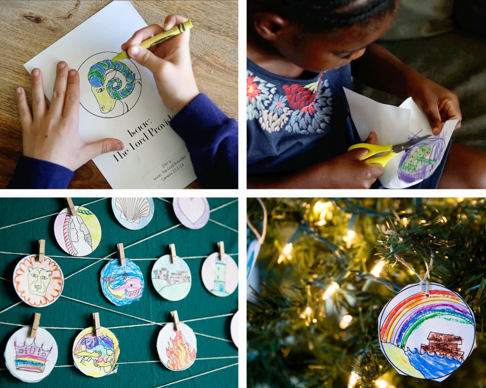 DIY JESSE TREE - Printable Pdf Jesse Tree Coloring Book - Christmas ...