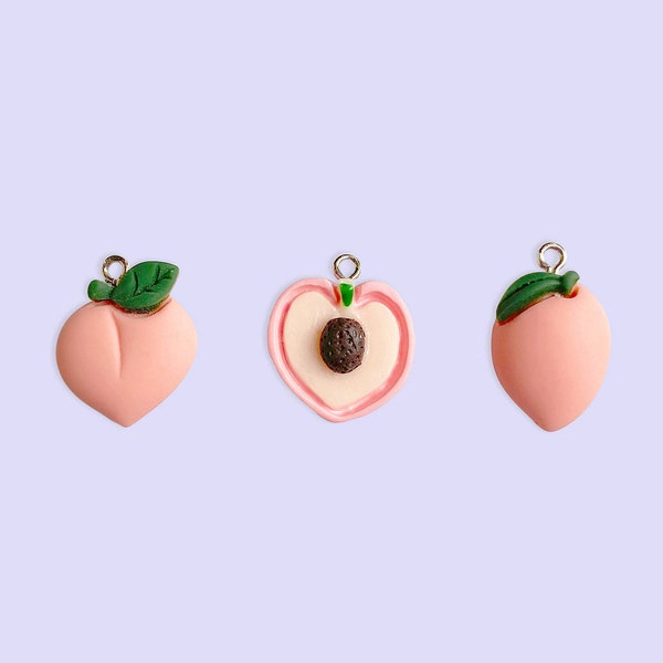 Peach Charms - Etsy