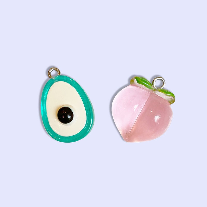 Peach Charms - Etsy