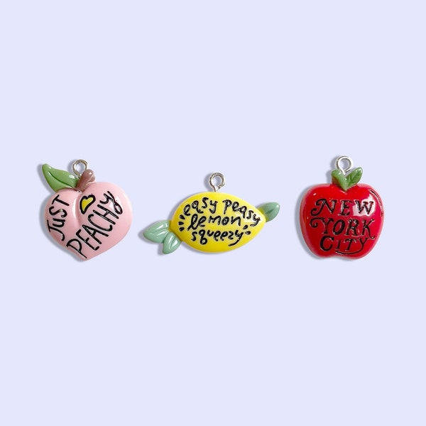 Peach Charms - Etsy