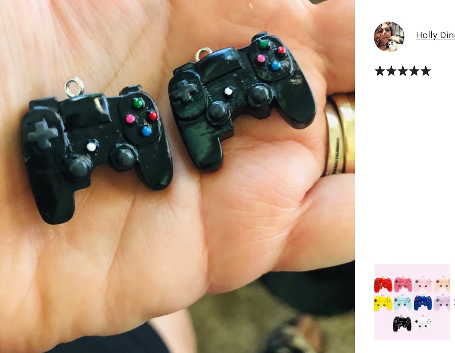 2pc or 10pc Game Controller Charms kawaii Charm video Game | Etsy